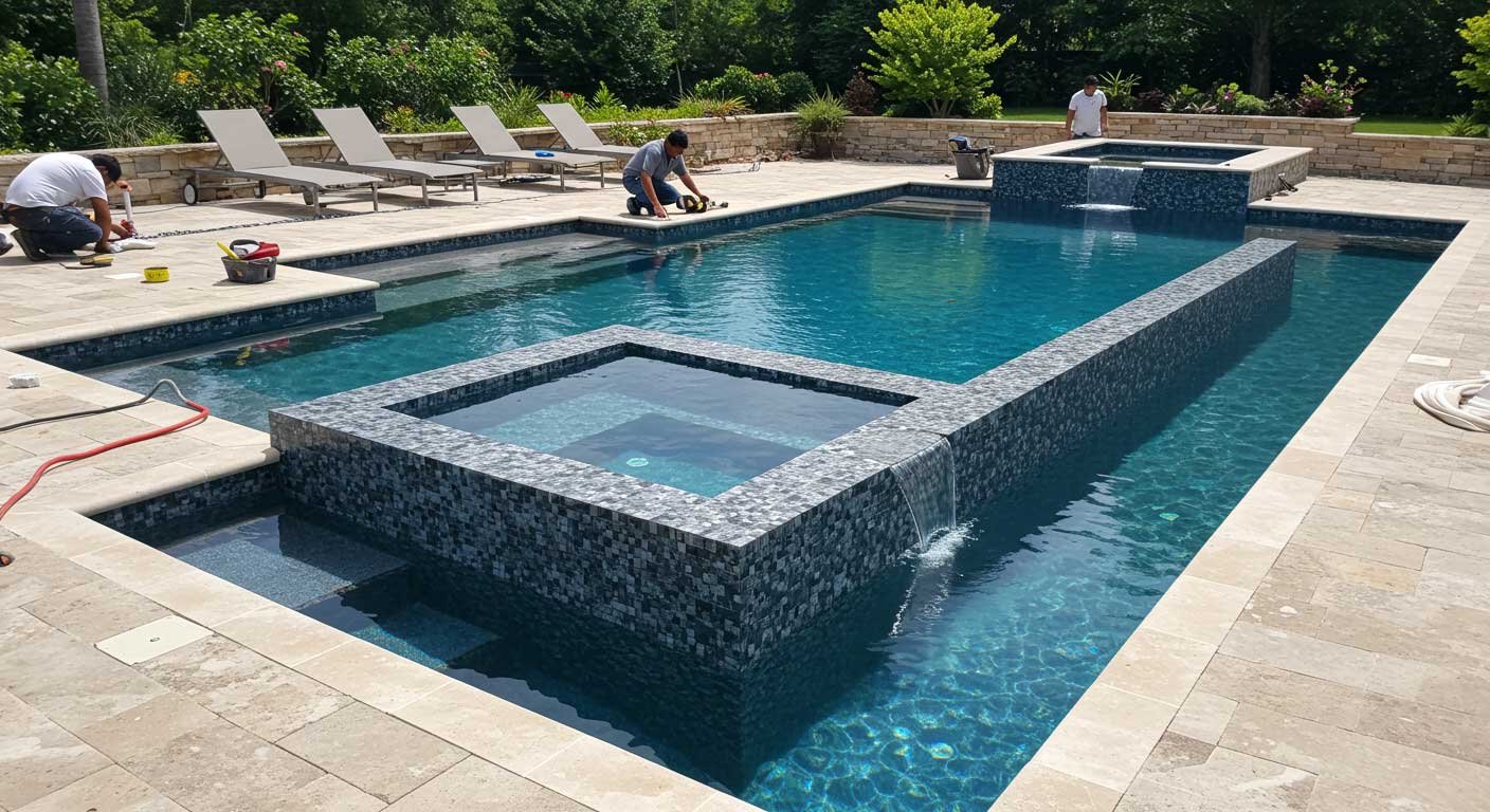 Pool Remodeling in Miami | Accro GC - Accro GC | Custom Pool Builders ...